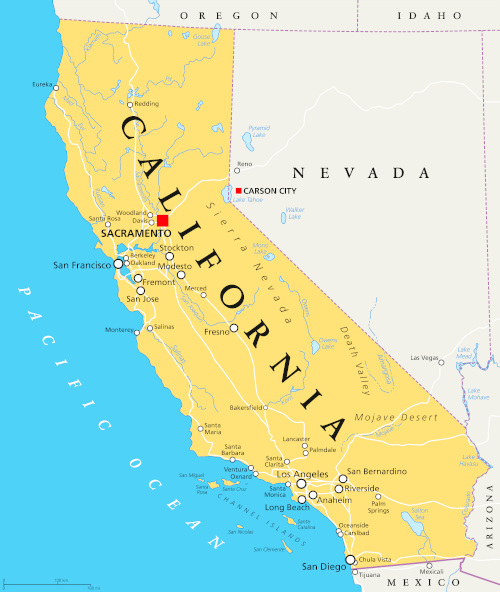 Califórnia: mapa, geografia, turismo, curiosidades - Brasil Escola
